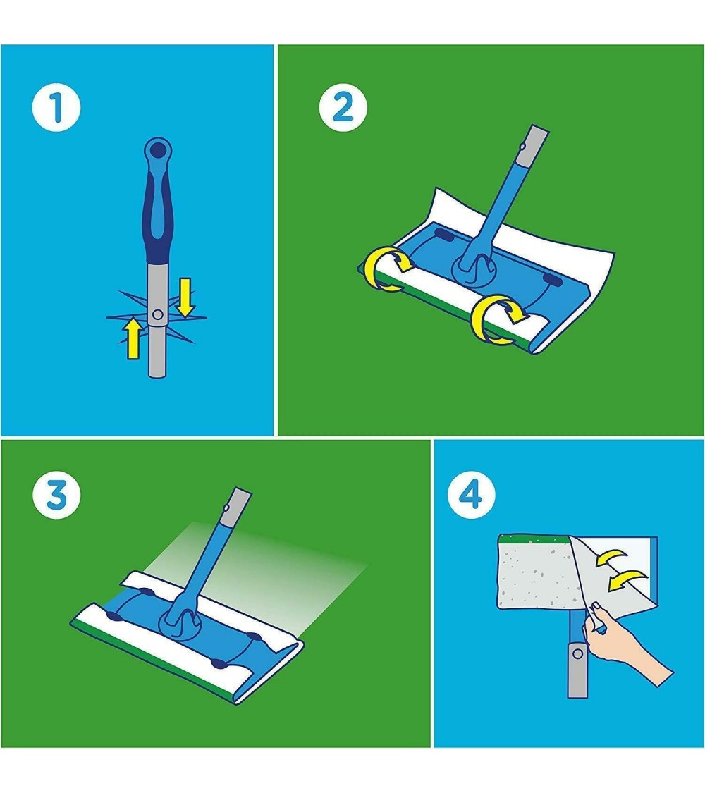 Flash Speedmop Giga Pack with 60 Wet Mopping Cloths