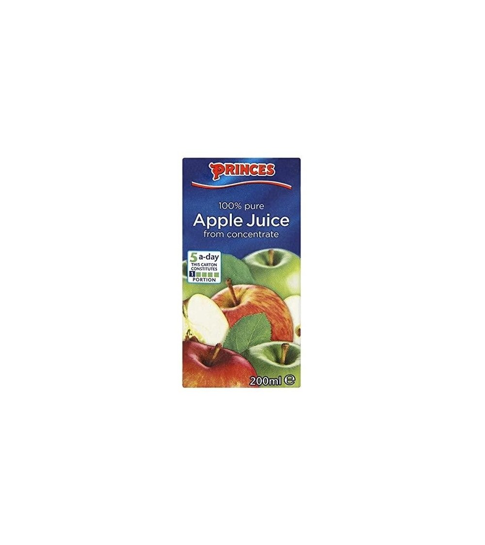 Princes Apple Juice Smooth - Pure and Refreshing - Pack of 24 Cartons ...