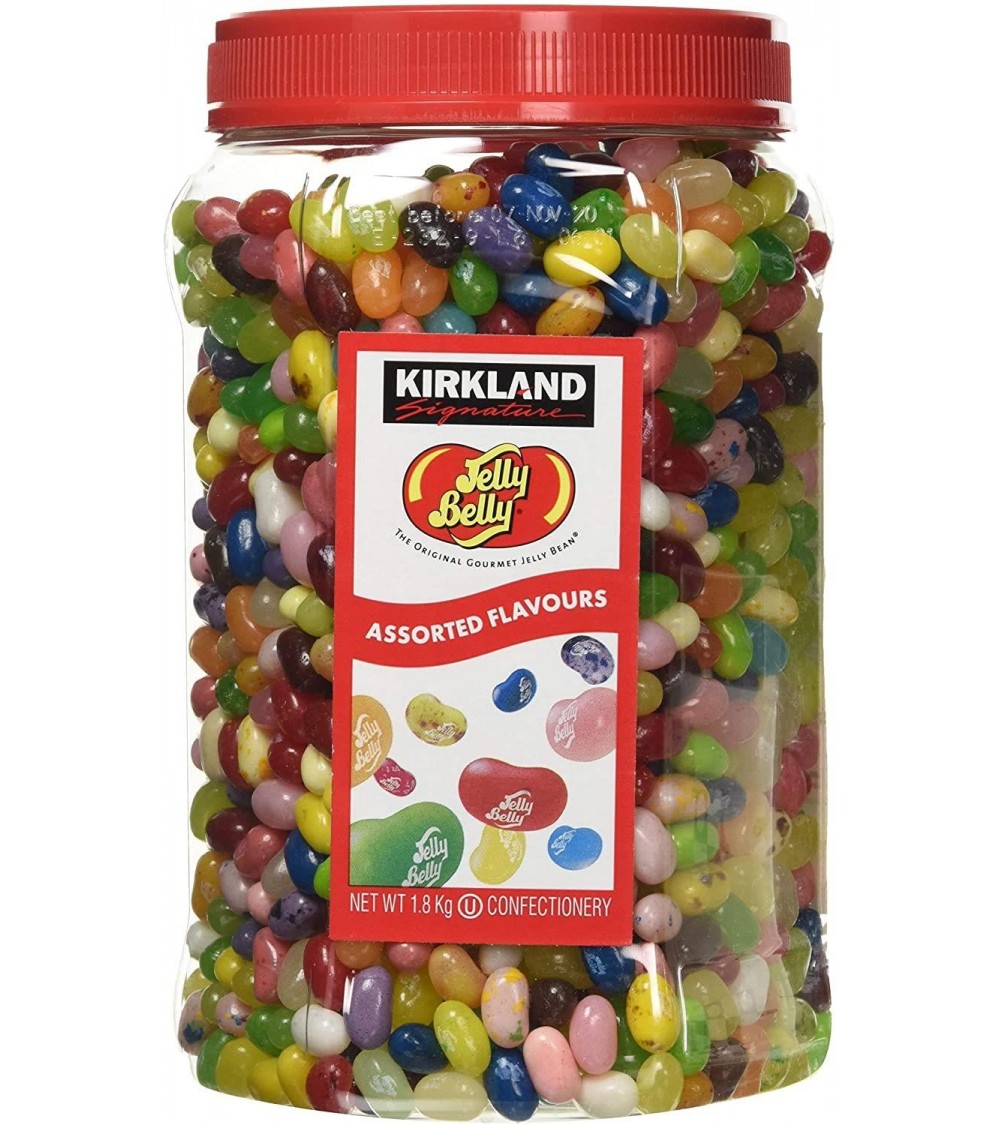 Kirkland Jelly Belly Bean Bulk Jar 1.8kg - Indulge in 44 Flavors of ...