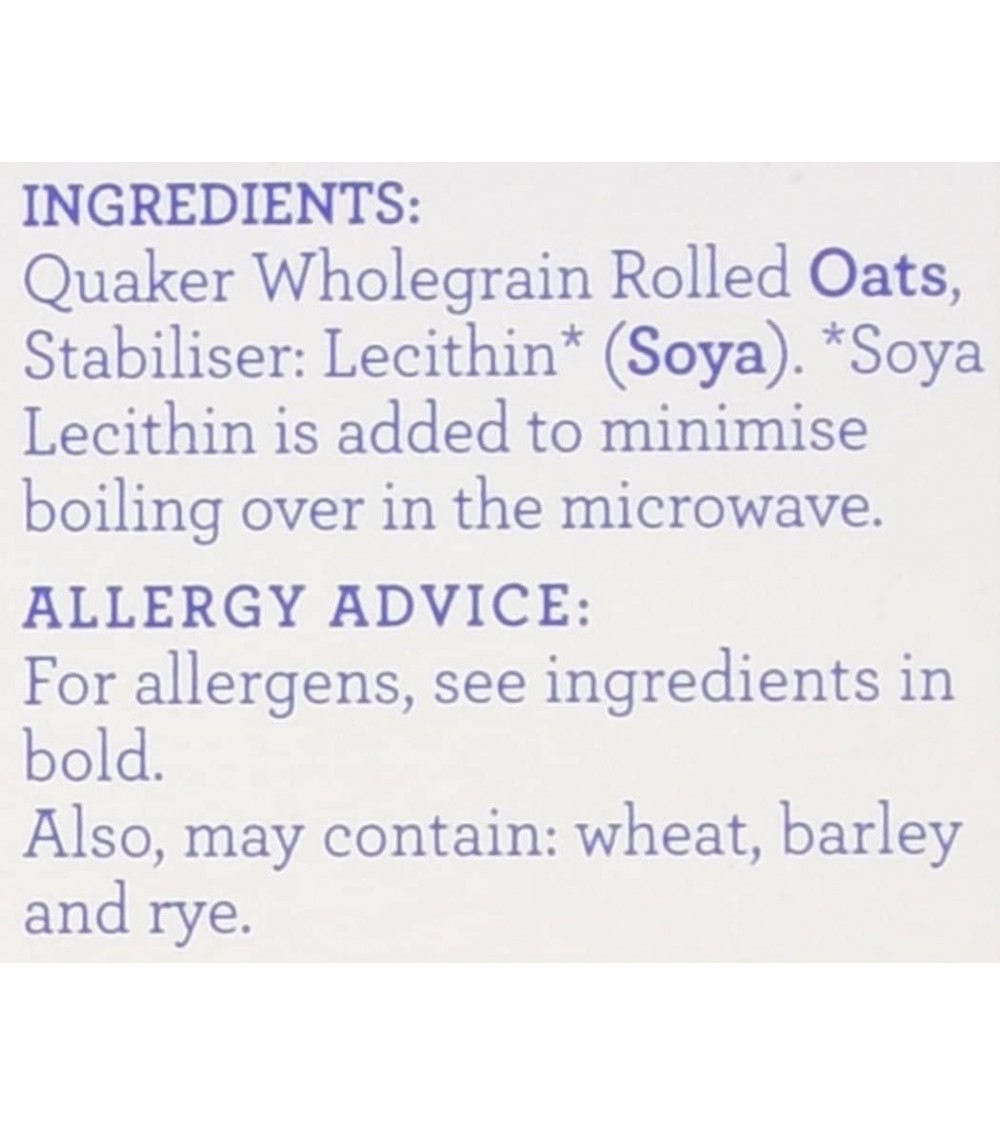 Quaker Oats Oat So Simple Original Porridge - 60 Sachets