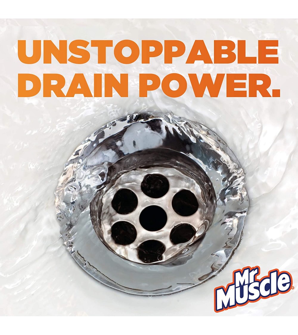 Mr Muscle Power Gel Drain Unblocker, 500 ml, Pack of 1