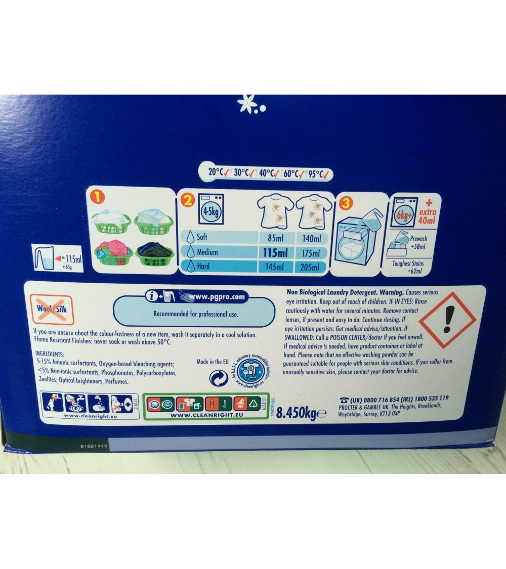 Fairy Non-Bio Washing Powder, 130 Wash