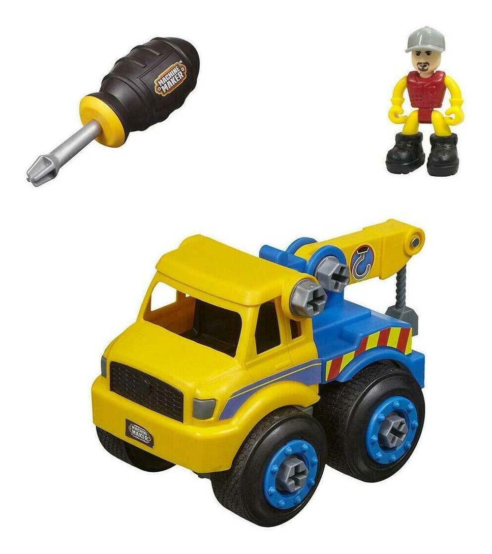 Nikko Machine Maker Construction Set Junior Builders Mega City Service ...