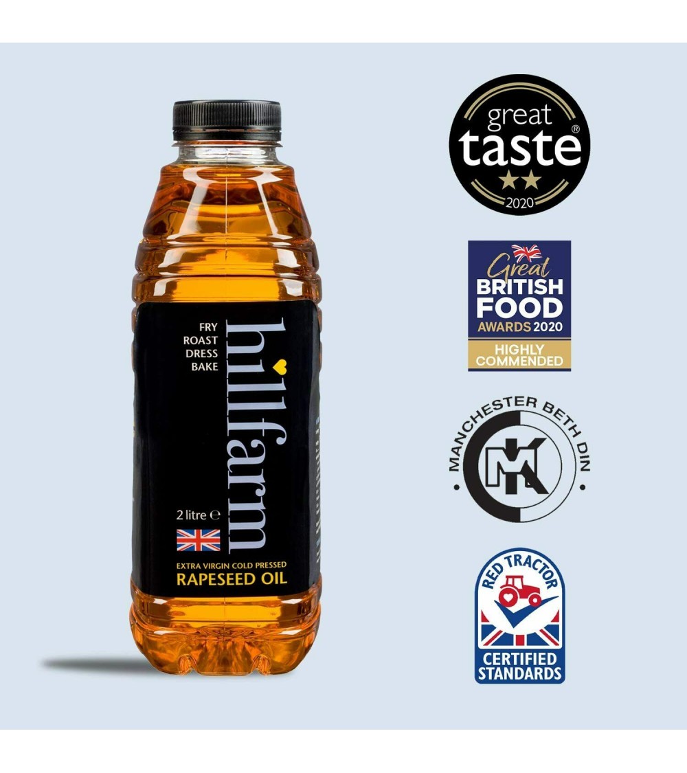 Hillfarm Extra Virgin Cold Pressed Rapeseed Oil, 2L
